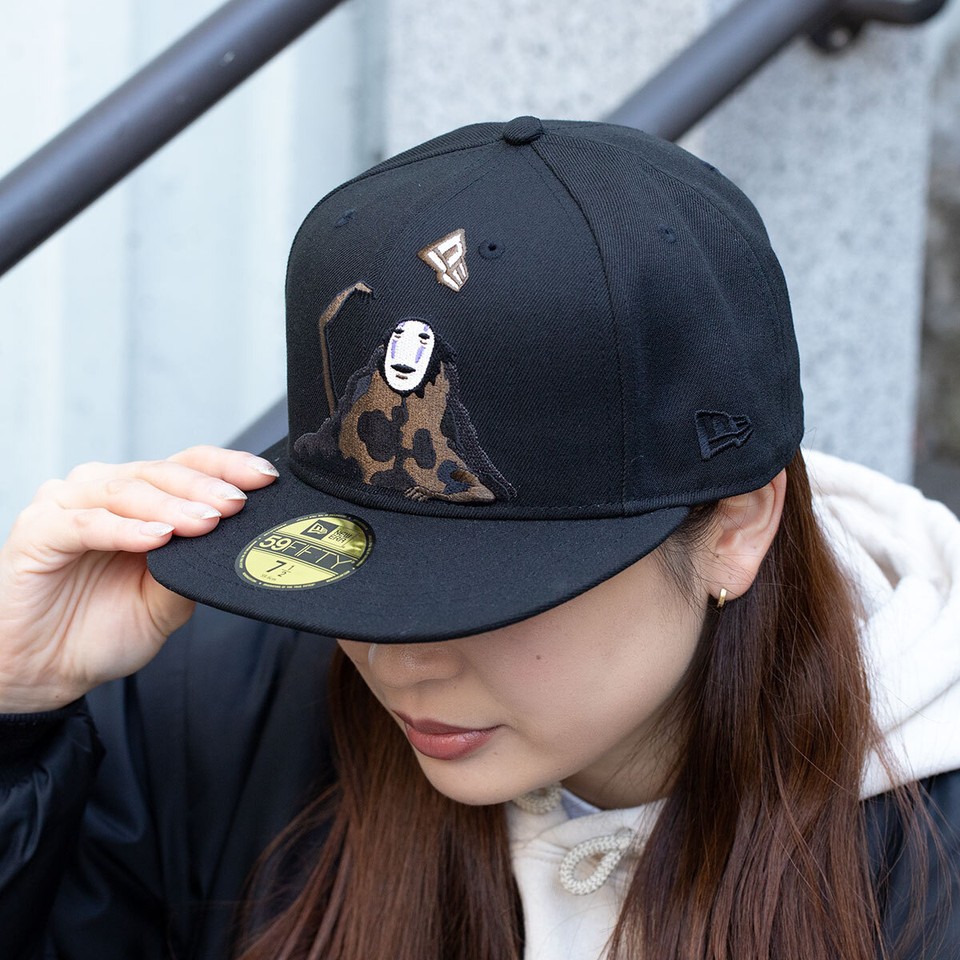 PRE New Era Cap 59FIFTY x Studio Ghibli Spirited Away Black Cap Size 7 ...