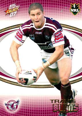 2007 MANLY SEA EAGLES NRL Card TRAVIS BURNS | eBay Australia
