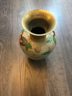 Vintage Vas with floral print | eBay