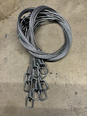 1 Dozen 66” Wisconsin, Pa, Mo Legal Cable Restraints | eBay