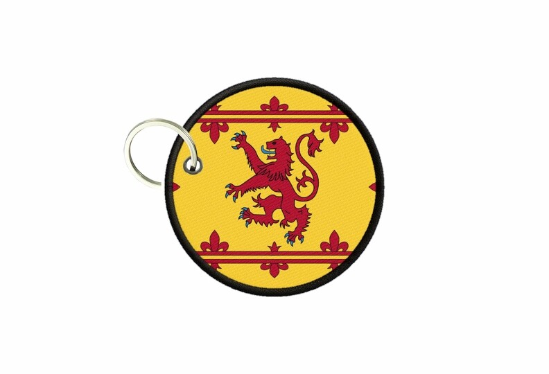 Keychain keyring print flag roundel circle scotland royal | eBay