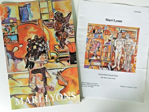 MARI LYONS ARTIST'S EXHIBITION CATALOG First Street Gallery New York ...