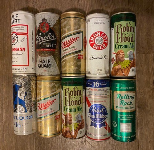25 Assorted Vintage Beer Cans 12-16oz | eBay