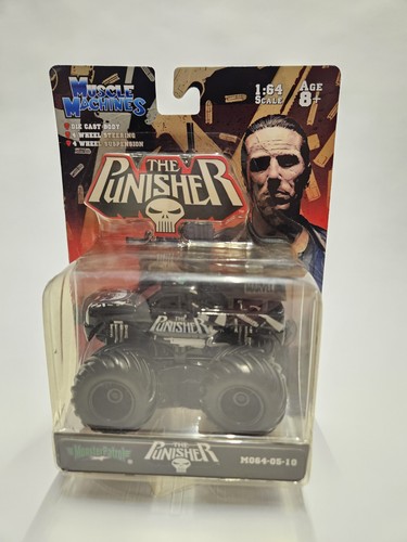 2005 NIB Punisher Muscle Machines Monster Truck 1:64 Die Cast | eBay