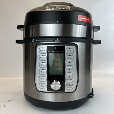 Emeril Lagasse 8-Quart Pressure Cooker Y6D-AF-36 – Includes Air Fryer ...