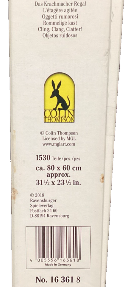 Ravensburger 1500 pc Cling, Clang, Clatter by Colin Thompson 2018 ...