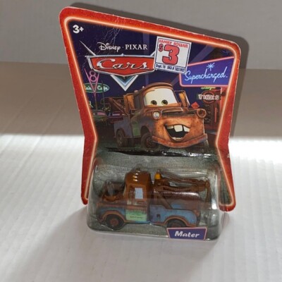 Disney Pixar Cars Mater Supercharged Die-Cast Mattel Toy Car Truck Tow ...