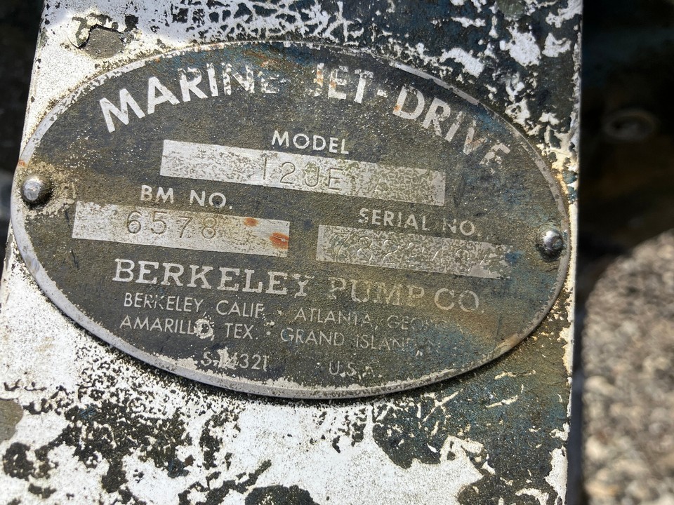 Berkeley 12JE Jet Drive removed from a Cimmaron SJ boat | eBay