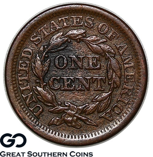 1853 Large Cent, Braided Hair | eBay