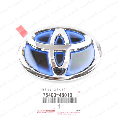 NEW GENUINE OEM TOYOTA CAMRY PRIUS C HIGHLANDER REAR TRUNK EMBLEM 75403 ...