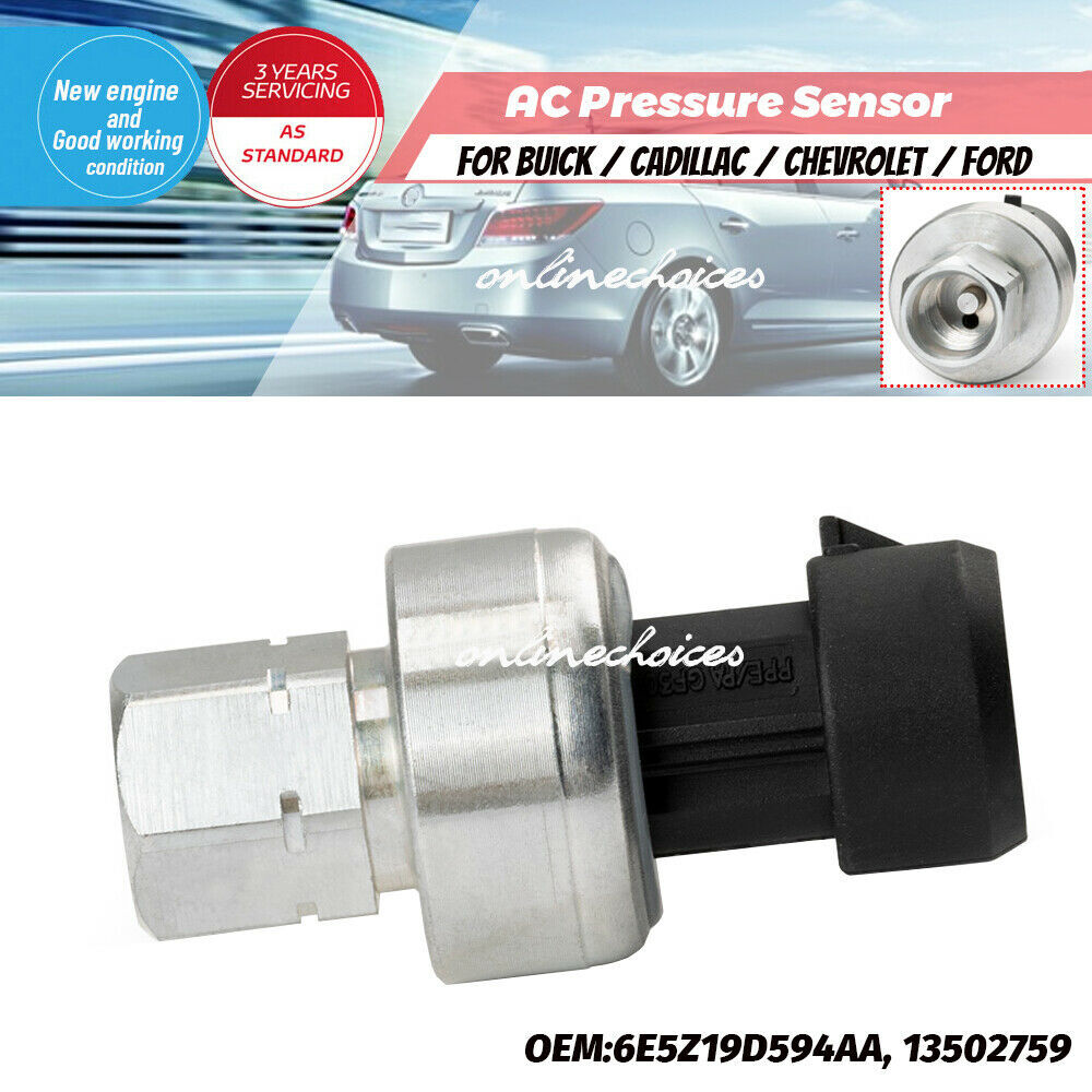 A/C Refrigerant Pressure Sensor For GM Buick Cadillac Chevolet Ford ...