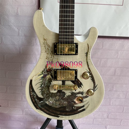 Electric Guitar prs Dragon Solid Body Gold Hardware HH Pickup Rosewood ...