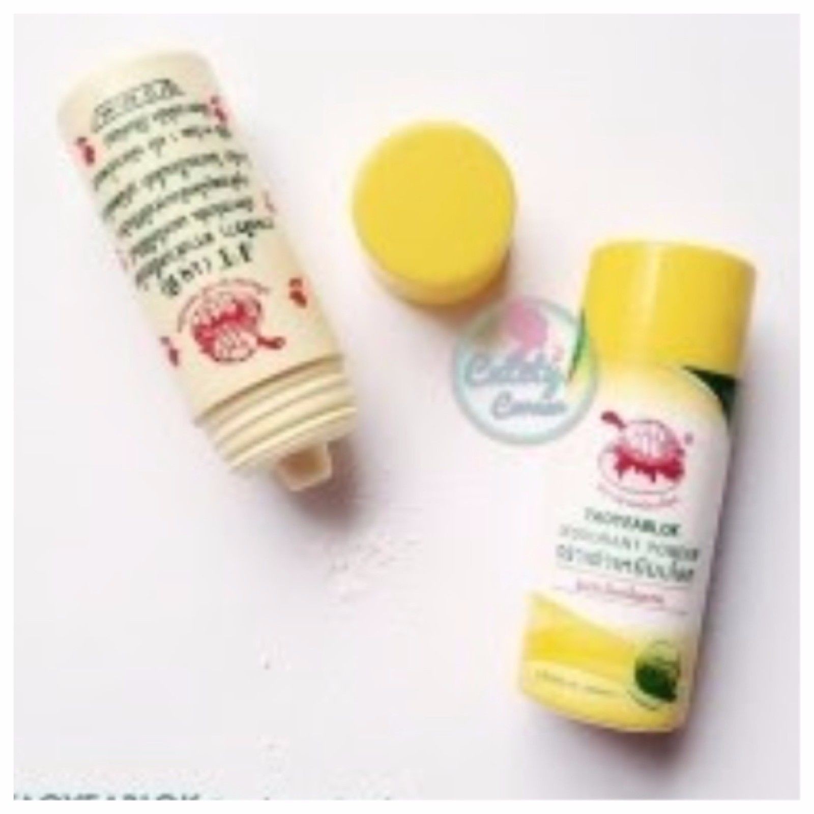 THAI Herb Deodorant Body Powder TAO YEAB LOK Nature underarm armpit ...