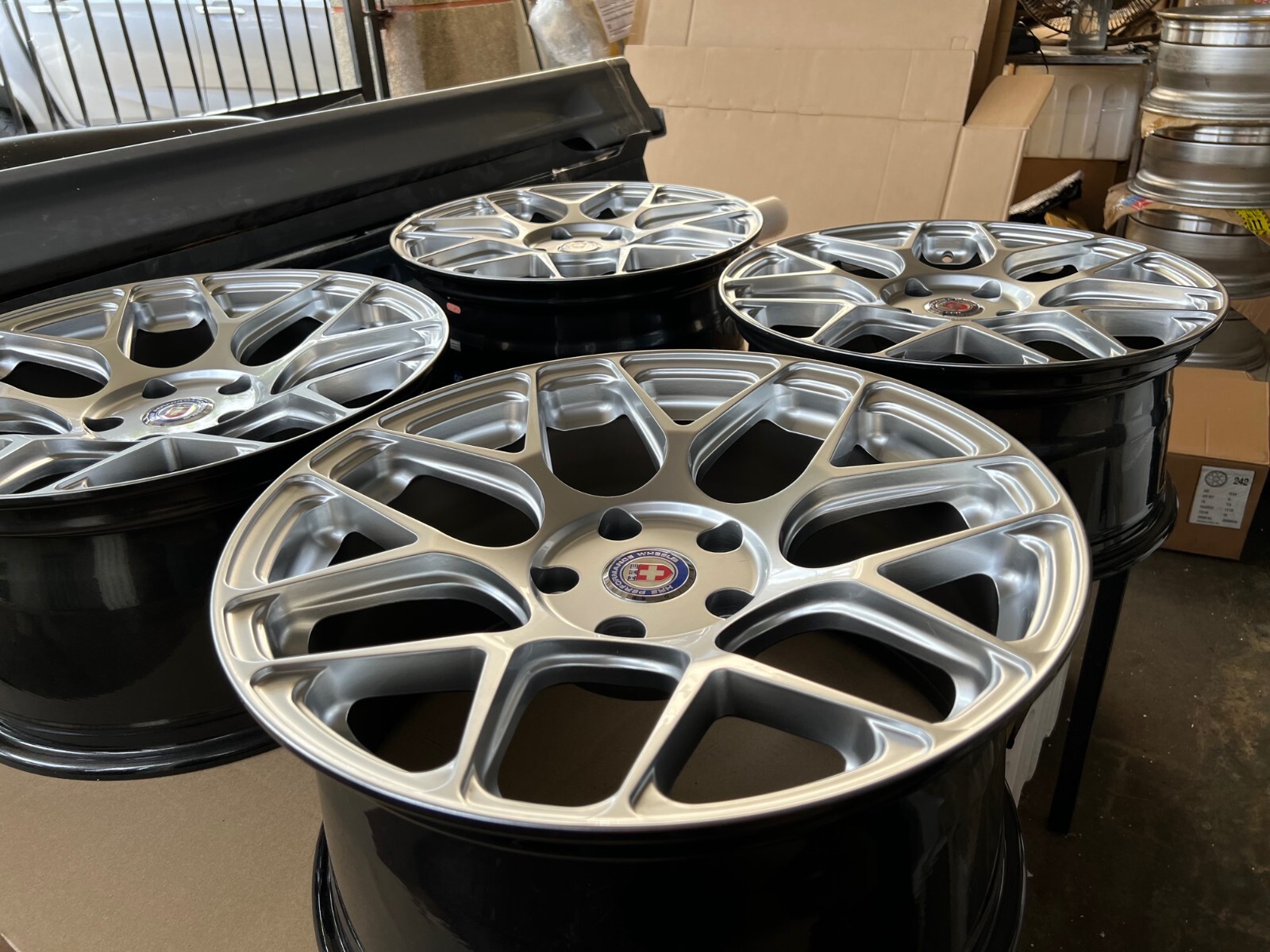 For BMW e36 e46 e39 e30 e34 e90 e92 e93 18" Mesh Style staggered wheels ...