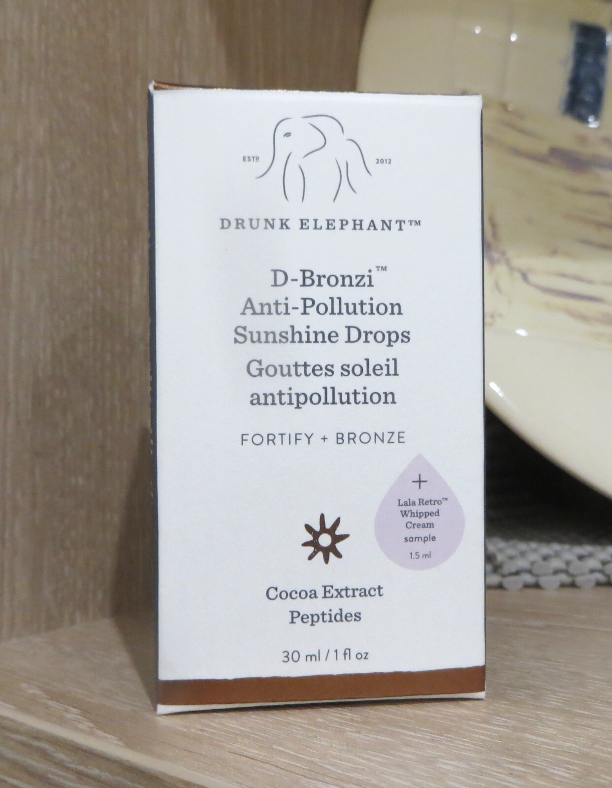 Drunk Elephant D-Bronzi Anti-Pollution Sunshine Serum Drops - 30ml for ...