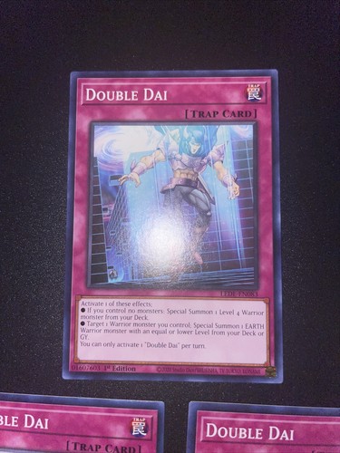 3x Double Dai 1st Edition Common LEDE-EN083 Yu-Gi-Oh! | eBay