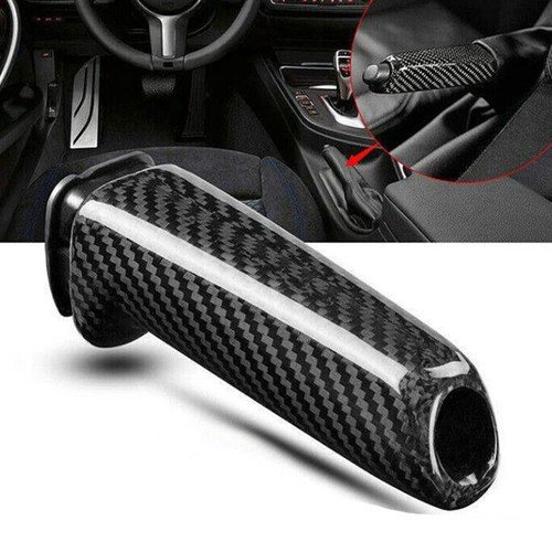 Handbrake Brake Handle Cover Carbon Fiber Style For BMW E46 E90 E92 F30 ...