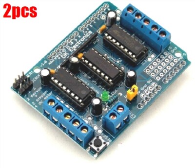 2Pcs L293D For Arduino Mega Uno Duemilanove Motor Drive Shield ...