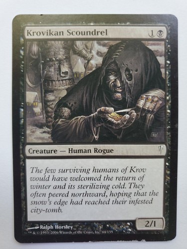 MTG Magic The Gathering Card Krovikan Scoundrel Creature Human Rogue ...