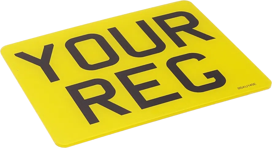 Motorbike Plate - Rear - Road Legal / MOT Compliant | 2D | 4D | 9x7 ...