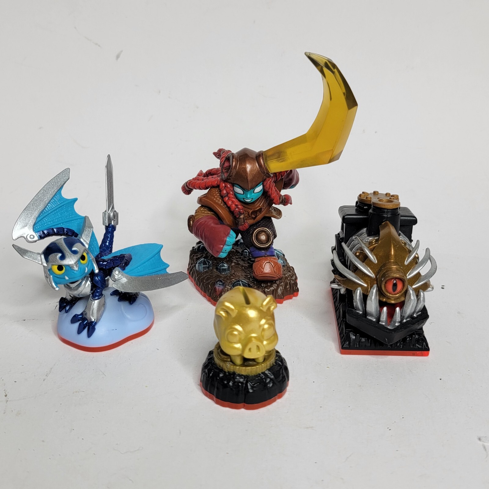Skylanders Trap Team Blades Nightmare Express Head Rush Piggy Bank lot ...
