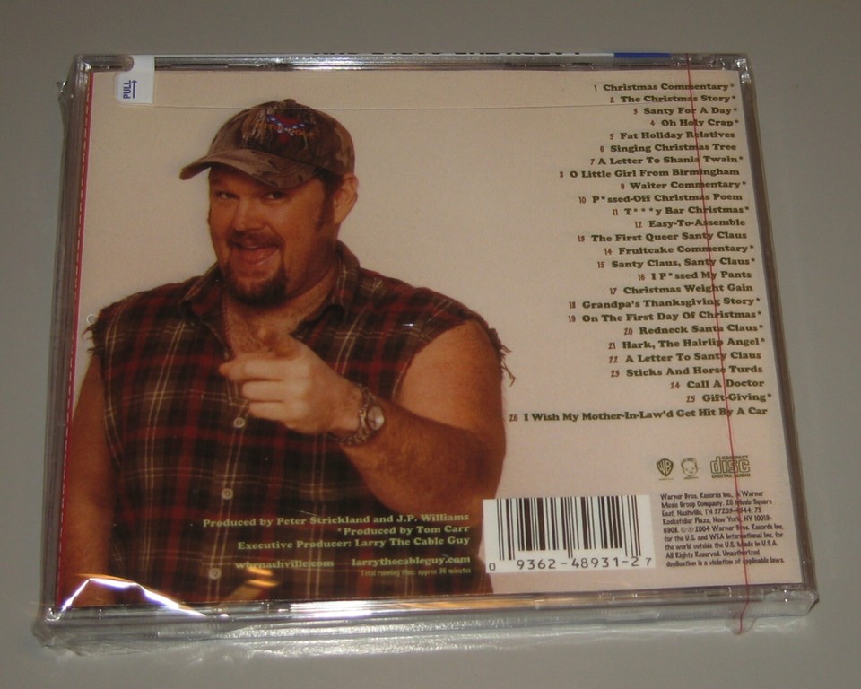 Larry The Cable Guy - A Very Larry Christmas (CD, 2004, Warner Bros ...