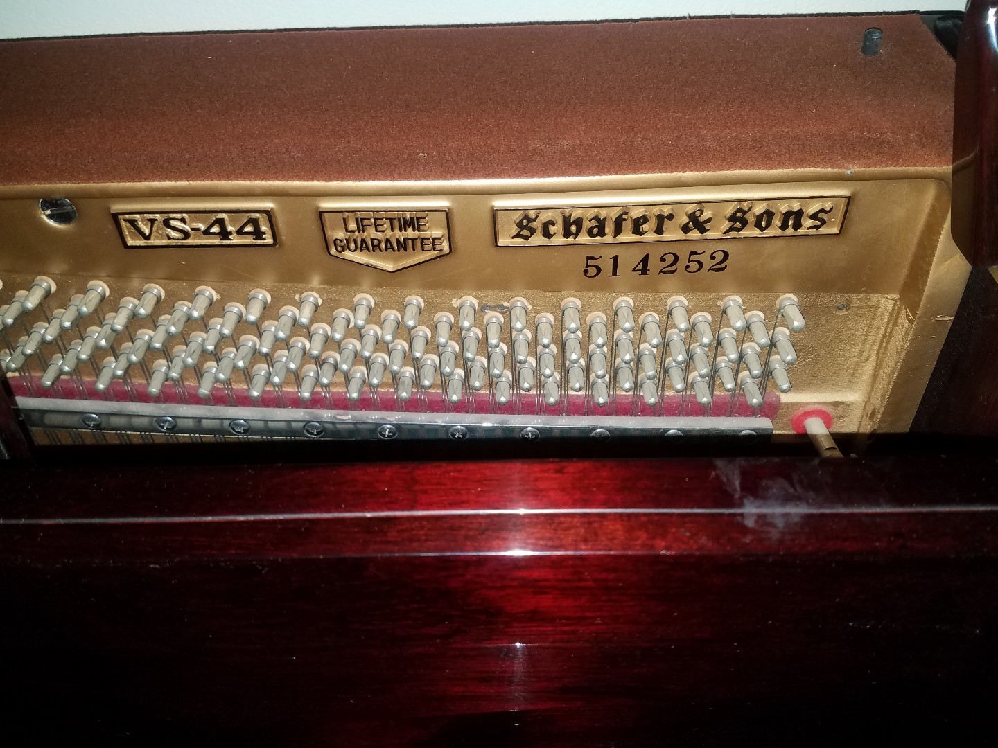 Schafer & Sons VS44 Upright Piano | eBay