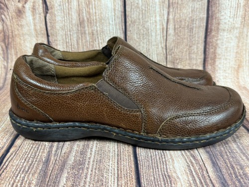Born Concept BOC Brown Casual Classic Slip On Shoes Loafers Men’s Size ...