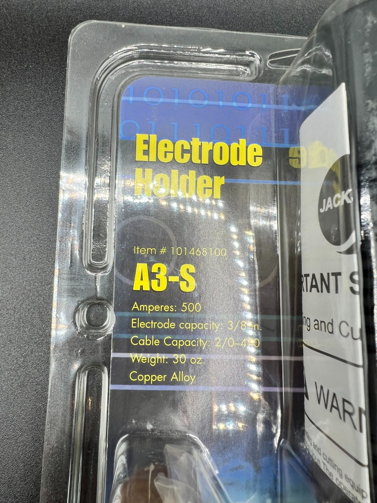 Jackson A3-s Electrode Holder 300 Amp 14681 for sale online | eBay