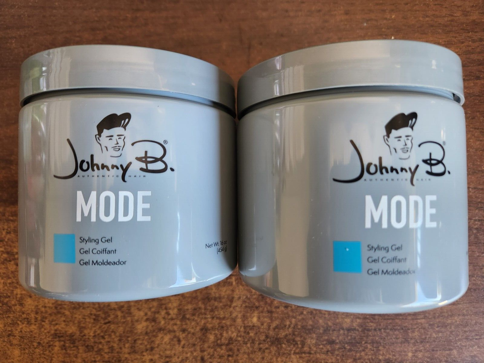2 pack Johnny B Gel 16 oz each new presentation Mode Styling Gel New ...