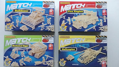 3D Match Construction Kit with Microbeam Cutter (Choice of 4) | eBay UK