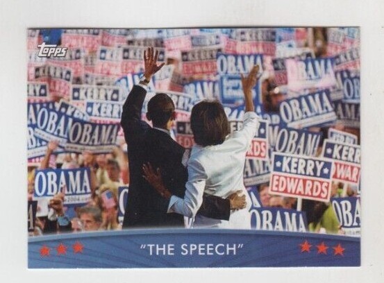 U.S. President Barack Obama 2008 TOPPS "THE SPEECH" ROOKIE CARD #22 | eBay