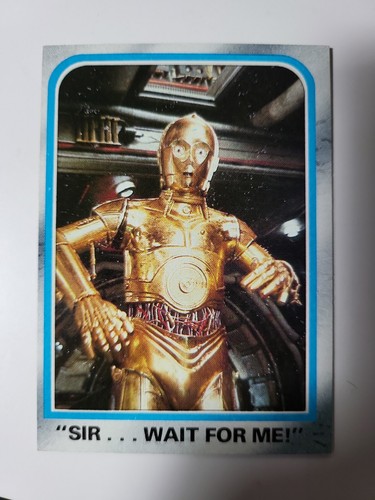 Topps Original 1980 Empire Strikes Back Wait for me C3PO card #170 | eBay