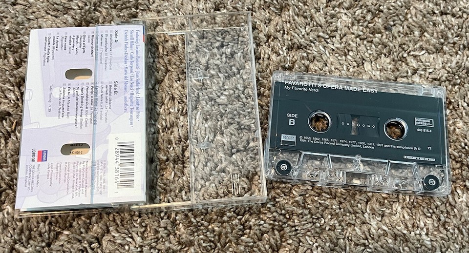 Pavarotti's Opera Made Easy Cassette Tape My Favorite Verdi | eBay