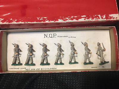 N.Q.P. Miniatures by Wilson - British?Infantry? Marching, Set of 7 - 2. ...