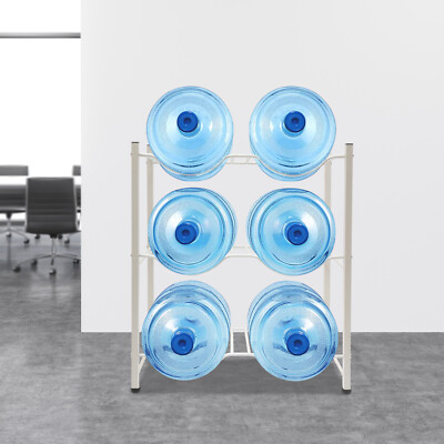 5 Gallon 3 Tiers Water Bottle Storage Rack Water Cooler Jug Stand ...