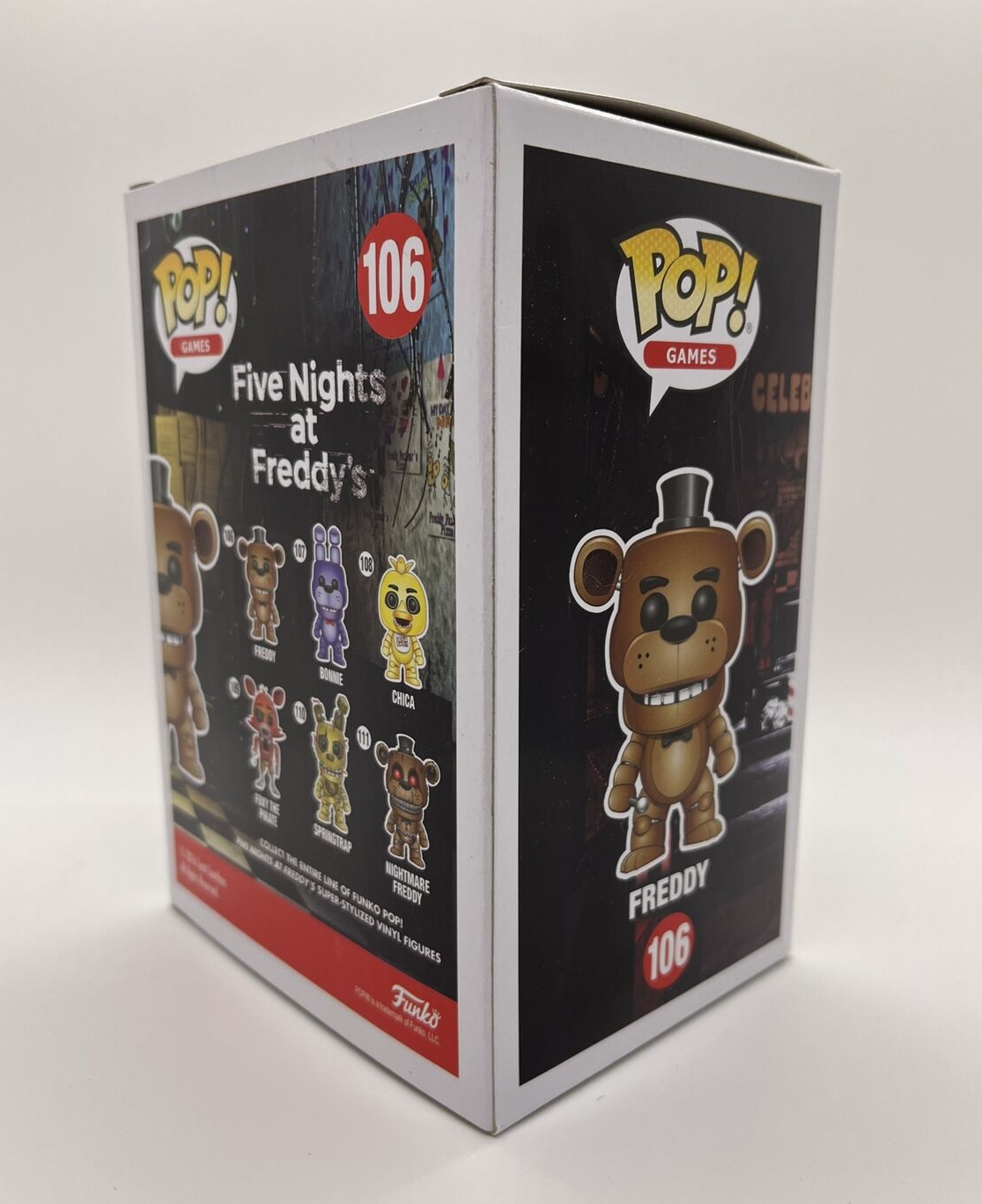 Funko POP Five Nights at Freddys Flocked Freddy 106 FNAF Barnes Noble ...