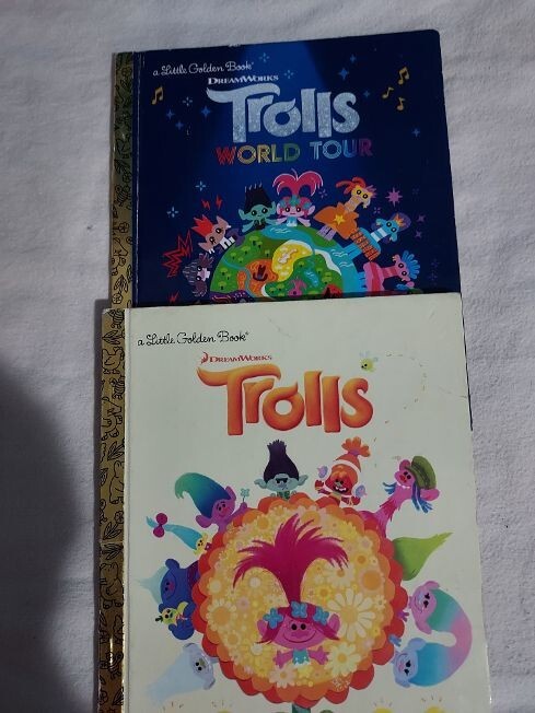 Trolls World Tour Little Golden Book And Dreamworks Trolls Book | eBay