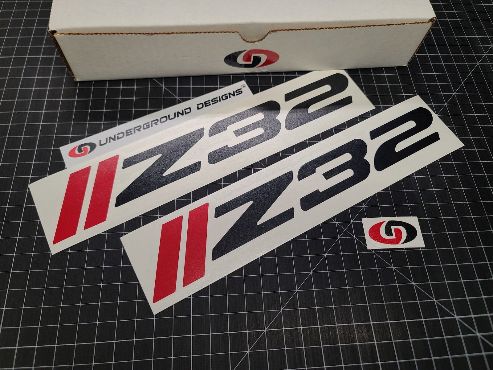 Z32 Racing Decals (2pk) Hash Stripe Stickers Rocker Badge For 90-96 ...