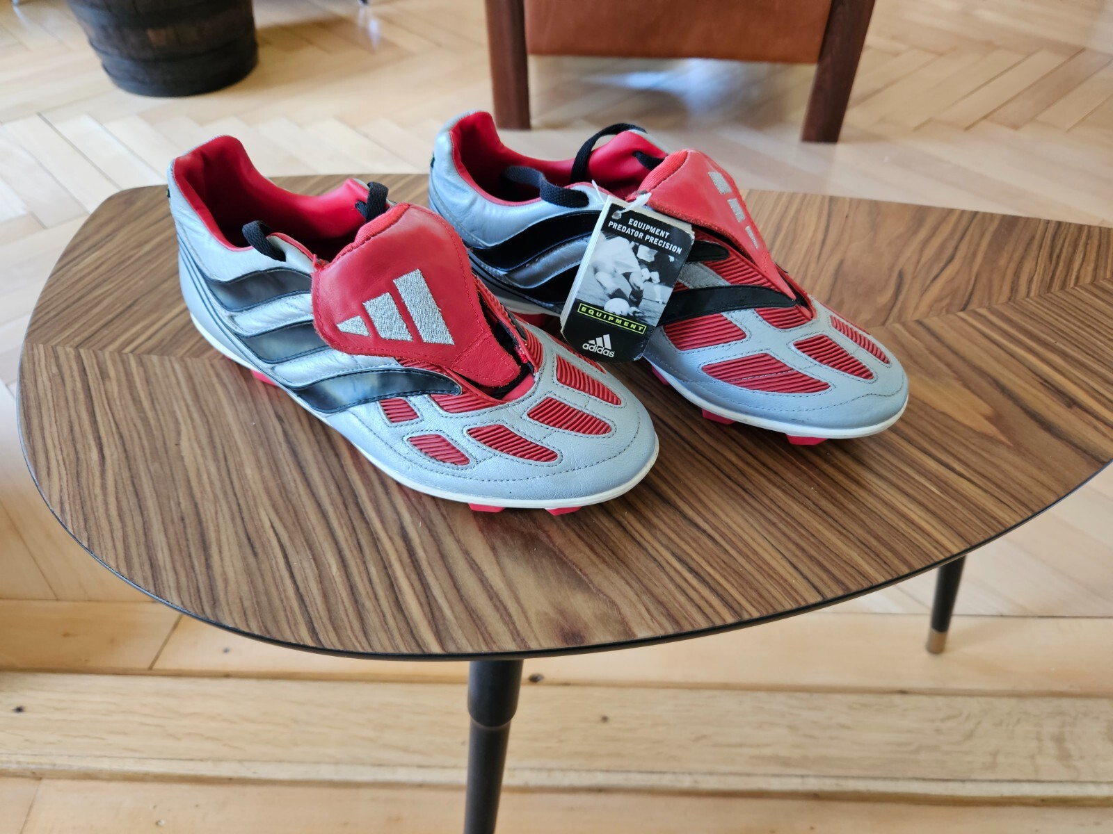 Adidas Predator Precision FG 2000 Silver US 8.5 NEW Very Rare Beckham ...