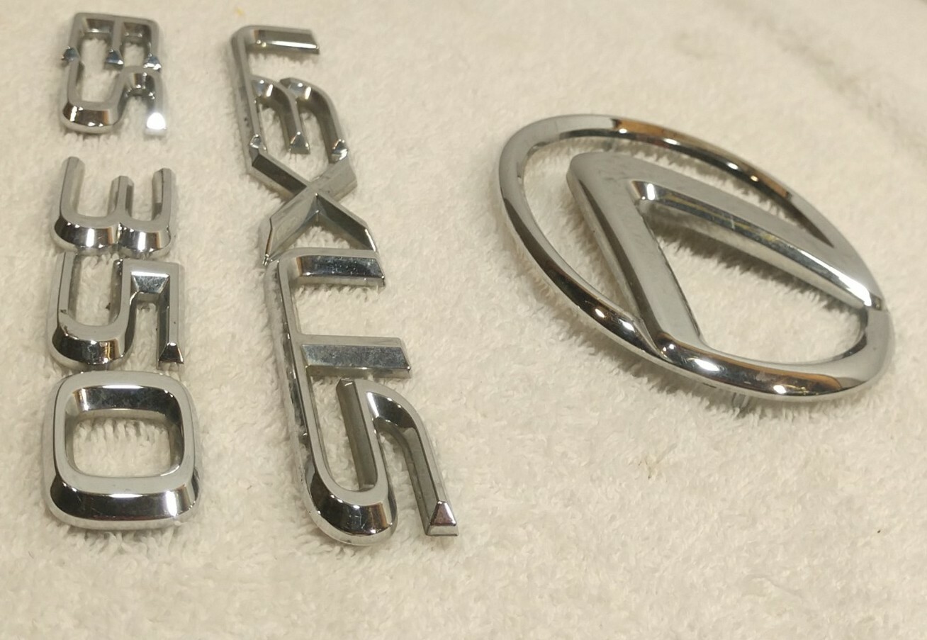 2007 - 2012 Lexus ES350 ES 350 Trunk Emblem Set OEM 75447-33110 90975 ...