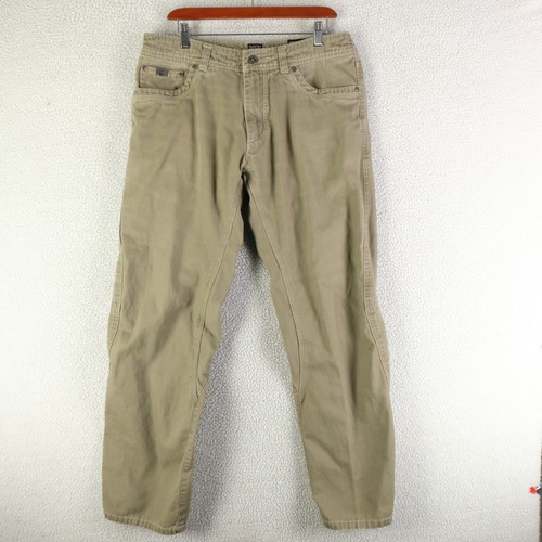 Kuhl Jeans Mens 34X32 Green Outkast Vintage Patina Dye Straight Hiking ...