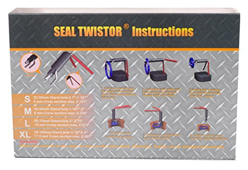 Kit King - Rod Seal Install Tool Set - 5 Piece Hydraulic U-Cup Twistor ...