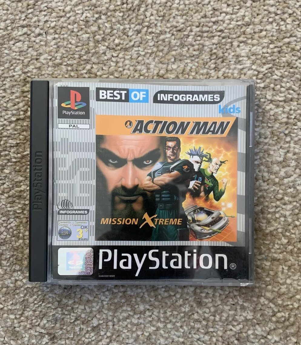 29030 Action Man Mission Xtreme - Sony Ps1 PlayStation 1 (1999) SLES ...