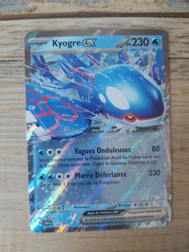 Pokemon Card Rare Holo Carte Kyogre EX SVP 178 Promo FR Mint 2025 | eBay