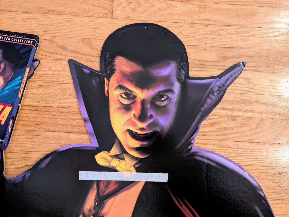 VTG 1999 DRACULA Blockbuster Life Size 72" Cardboard Cutout Double ...