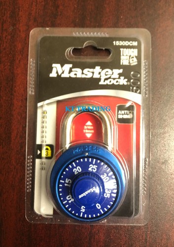 Master Lock ~ 3-Digit Preset Combination Cut Resistant Anti-Shim Steel ...