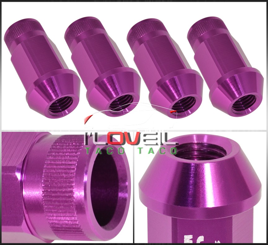 12X1.25mm Lug Nut Bolt VIP Wheel 4 Pieces Open End Purple Wrx Sti | eBay