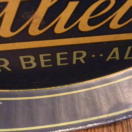 Genuine 1942,Ortliebs Lager Beer-Ale Tray,used condition | eBay