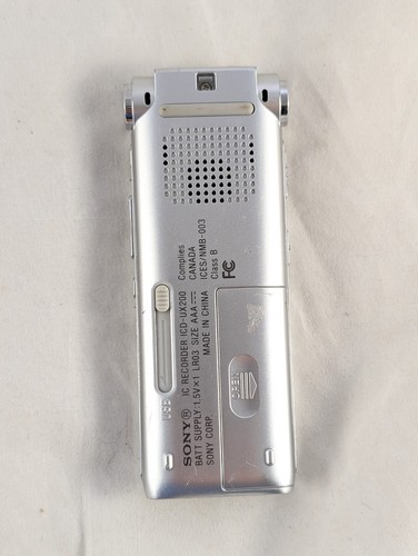 SONY IC Recorder ICD-UX200 Digital USB Voice Recorder TESTED WORKING | eBay